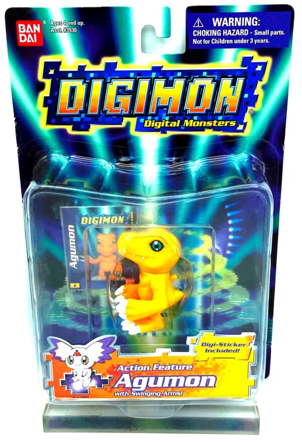 Vintage 2001 Season 1-Original Series-3 Digital Monsters Agumon #8 ...