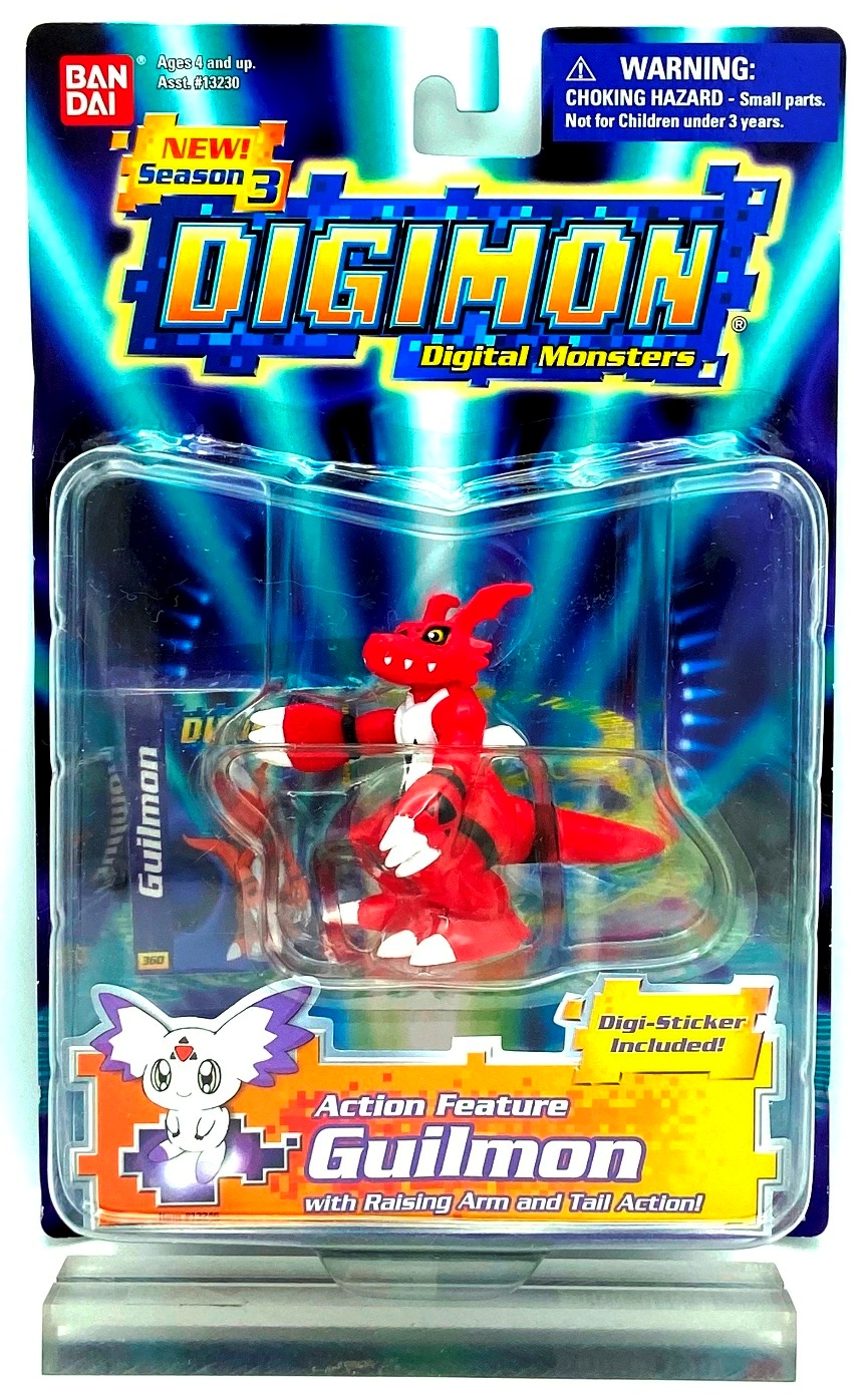 Vintage 2001 Season 3-Original Series-3 Digital Monsters Guilmon #360 ...
