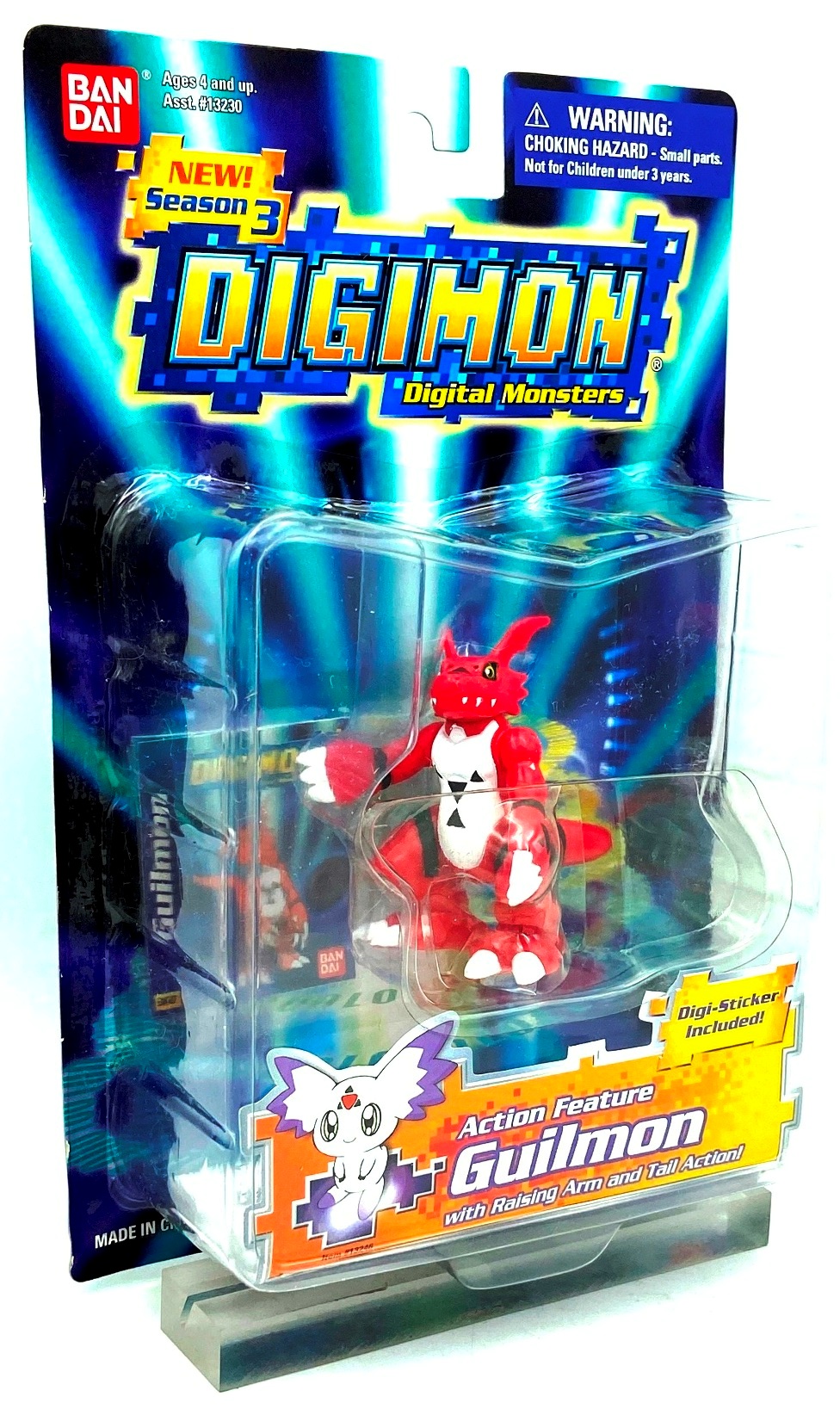 Vintage 2001 Season 3-Original Series-3 Digital Monsters Guilmon #360 ...
