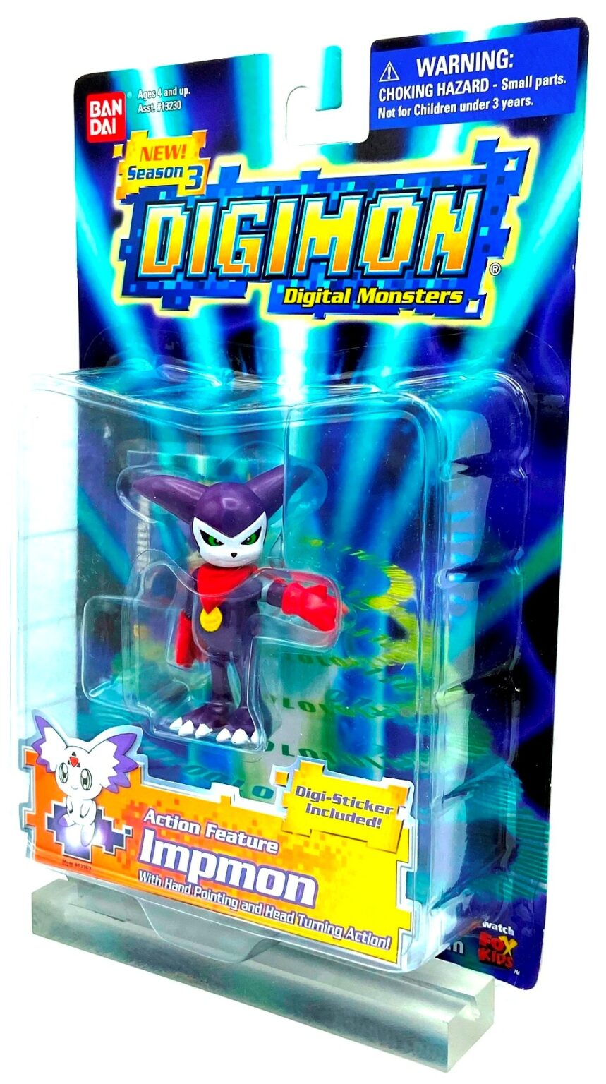 Vintage 2001 Season 3-Original Series-3 Digital Monsters Impmon #369 ...