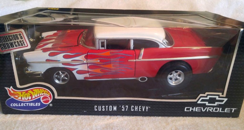 Custom 57 Chevy “Red w/Flames Hotwheels Collectibles” (“Limited Edition ...