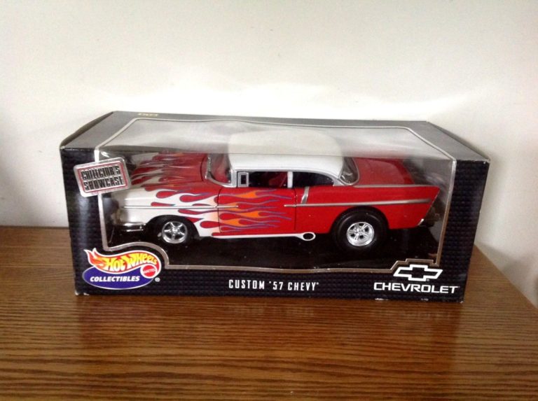 Custom 57 Chevy “Red w/Flames Hotwheels Collectibles” (“Limited Edition ...