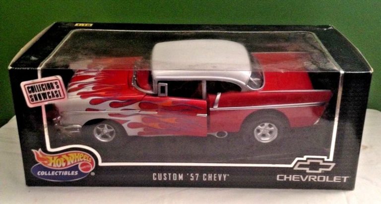 Custom 57 Chevy “Red w/Flames Hotwheels Collectibles” (“Limited Edition ...