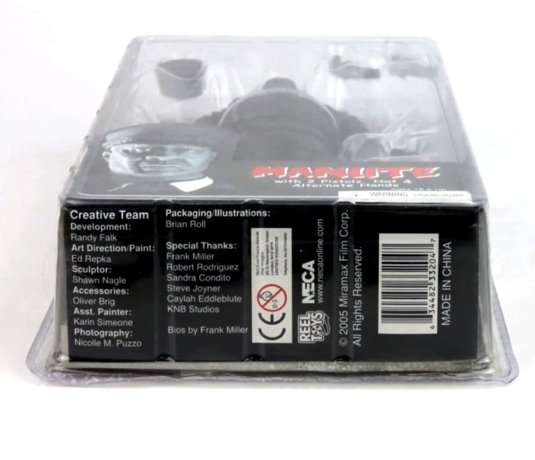 Manute (w/Hat & Alternate Hands!) 7″ Black & White Action Figure “Sin ...