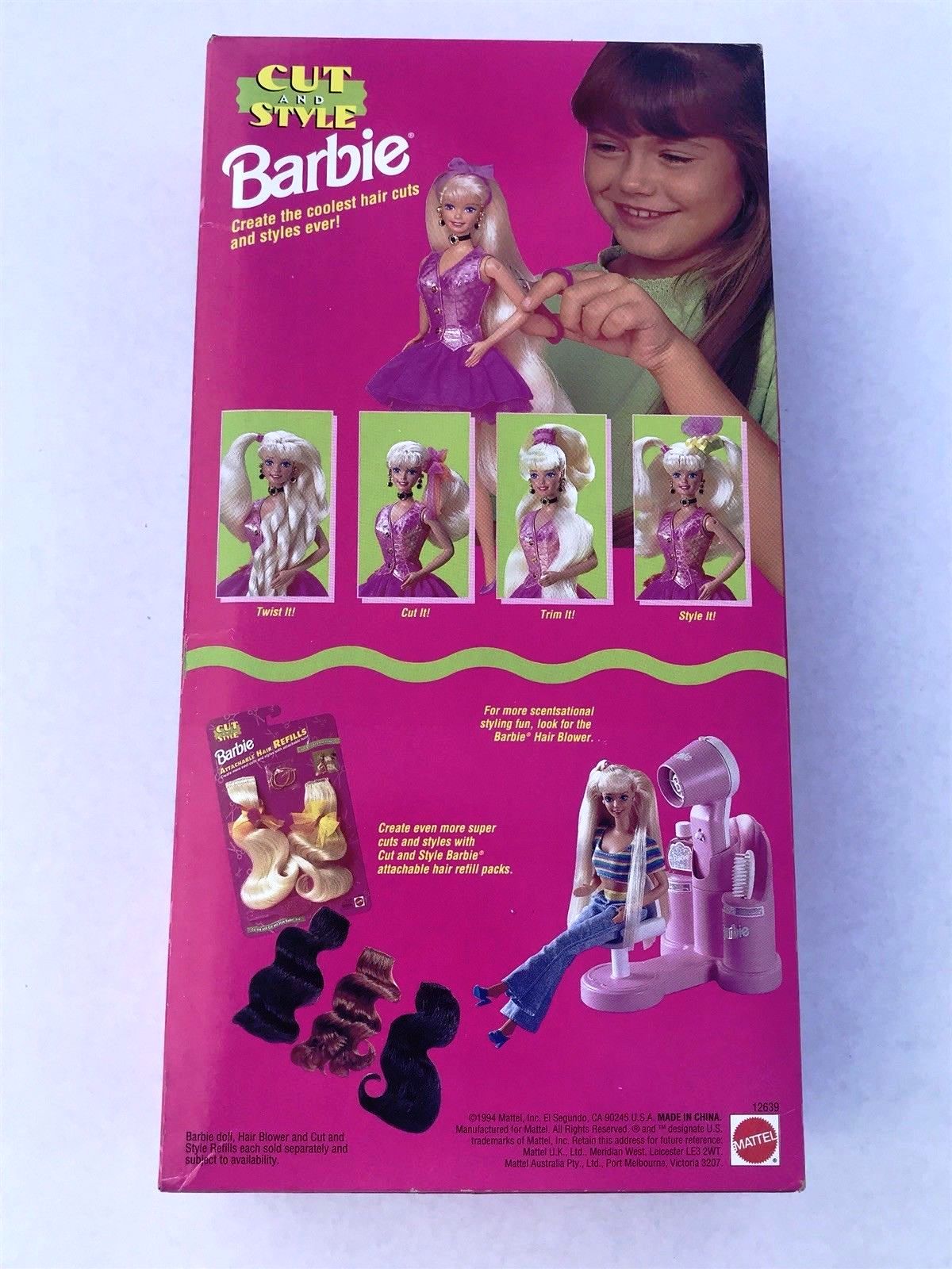 Cut and Style Barbie “Blonde” (Mattel Playline Vintage Collection ...