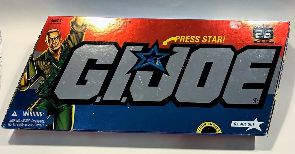 G.I. Joe Battle Set #1 ("Exclusive 5 pc Box Set"!) "A Real American ...