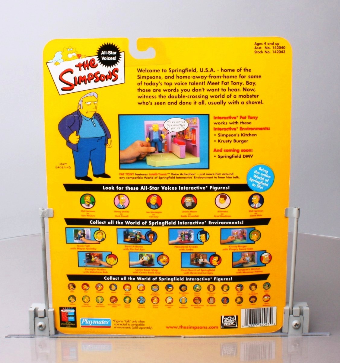 Fat Tony “Interactive Figure w/All Star Voice-Joe Mantegna!” (The ...