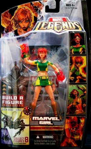 Marvel Girl “Rachel Grey-Red Hair-Regular” (Marvel Legends Brood Queen ...