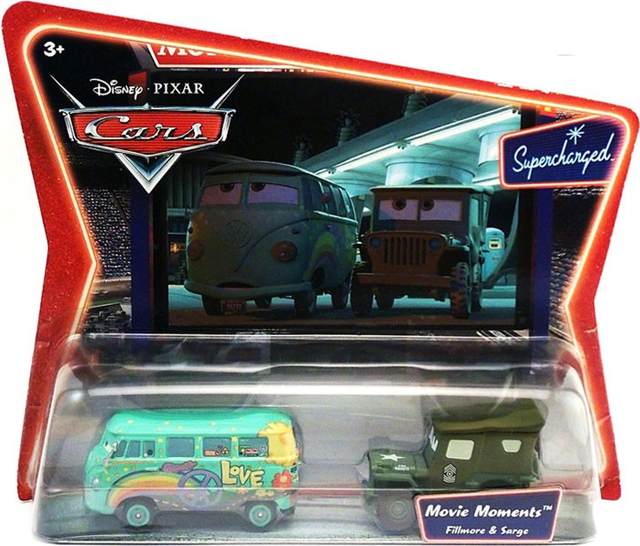 Filmore n Sarge "Movie Moments Supercharged 2-Pack Pixar Movie Cars ...