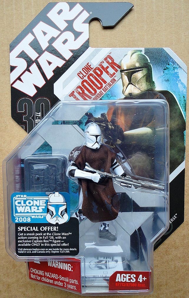 Clone Trooper ("Hawkbat Battalion") Card #50 ("Saga-Expanded Universe ...