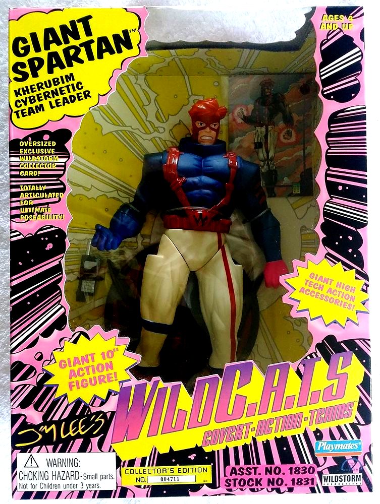 Giant Spartan -"Exclusive" Giant 10 inch (Jim Lee’s WildC.A.T.S.) Action Figure “Rare-Vintage ...