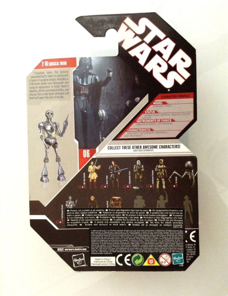 Surgical Droid 2-1B (“Darth Vader's 2-1B”) Card #06 (“Saga-Revenge of ...
