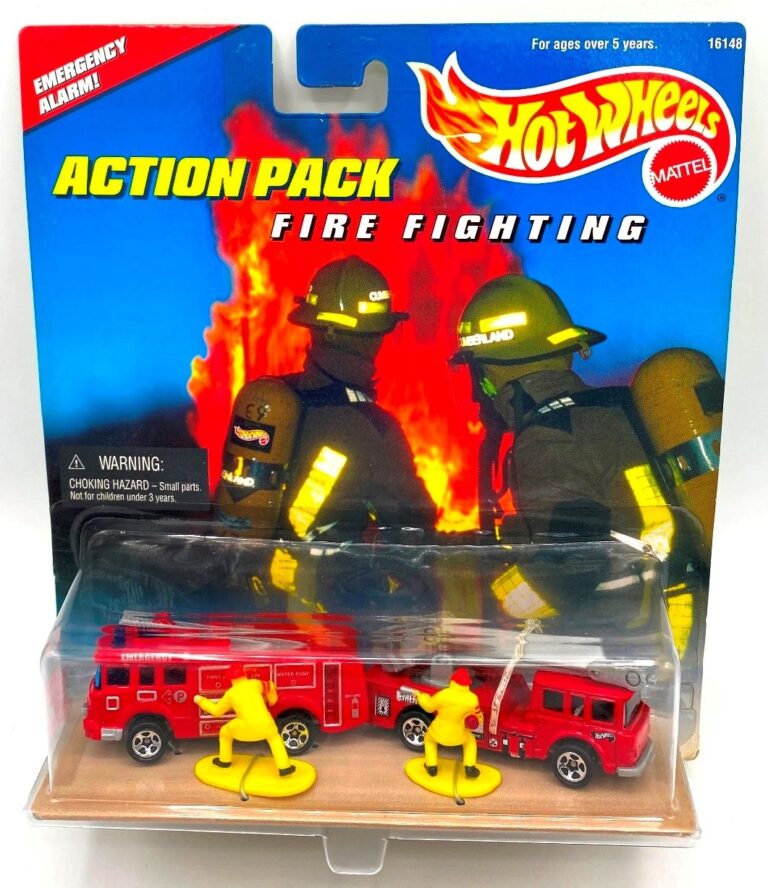 Action Pack (Fire Fighting) Emergency Alarm! (Hotwheels-Multiple Pack ...