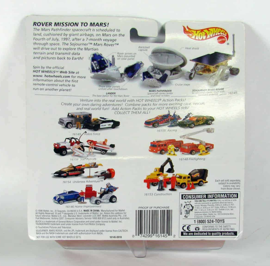 Hot Wheels Sojourner Mars Rover Value