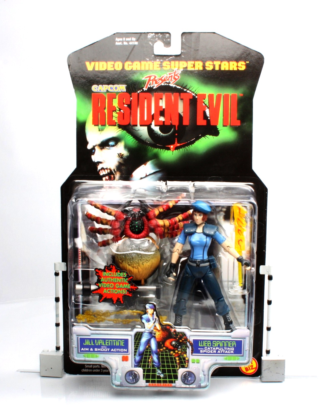 Vintage 1998 Jill Valentine and Web Spinner Resident Evil-2 “Platinum ...