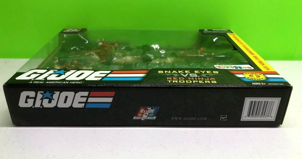 Snake Eyes vs Red Ninjas Troopers “Exclusive 6 pc Box Set w/Variant ...