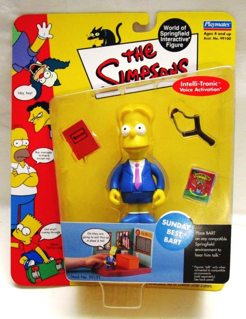 Sunday Best Bart “World Of Springfield Interactive Figure!” (The ...