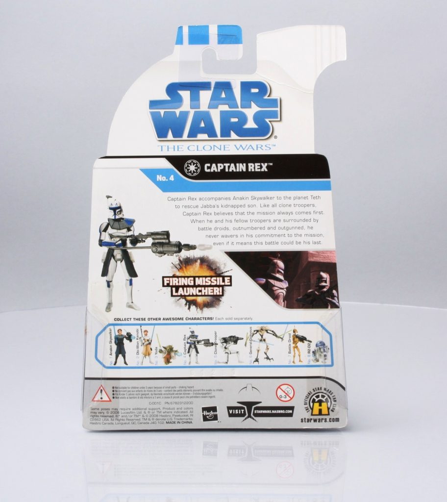 Captain Rex (“w/Firing Missile Launcher”) Star Wars: The Clone Wars ...