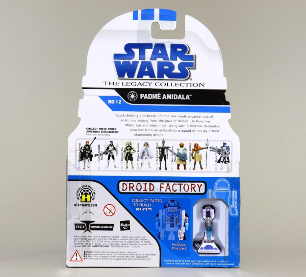 Padmé Amidala (“w/Build a Droid-Droid Factory”) Star Wars: The Legacy ...