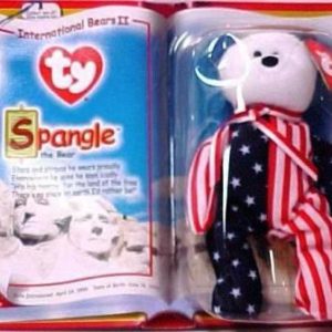 2000 Spangle the Bear-USA Exclusive McDonalds Ty Beanie Babies