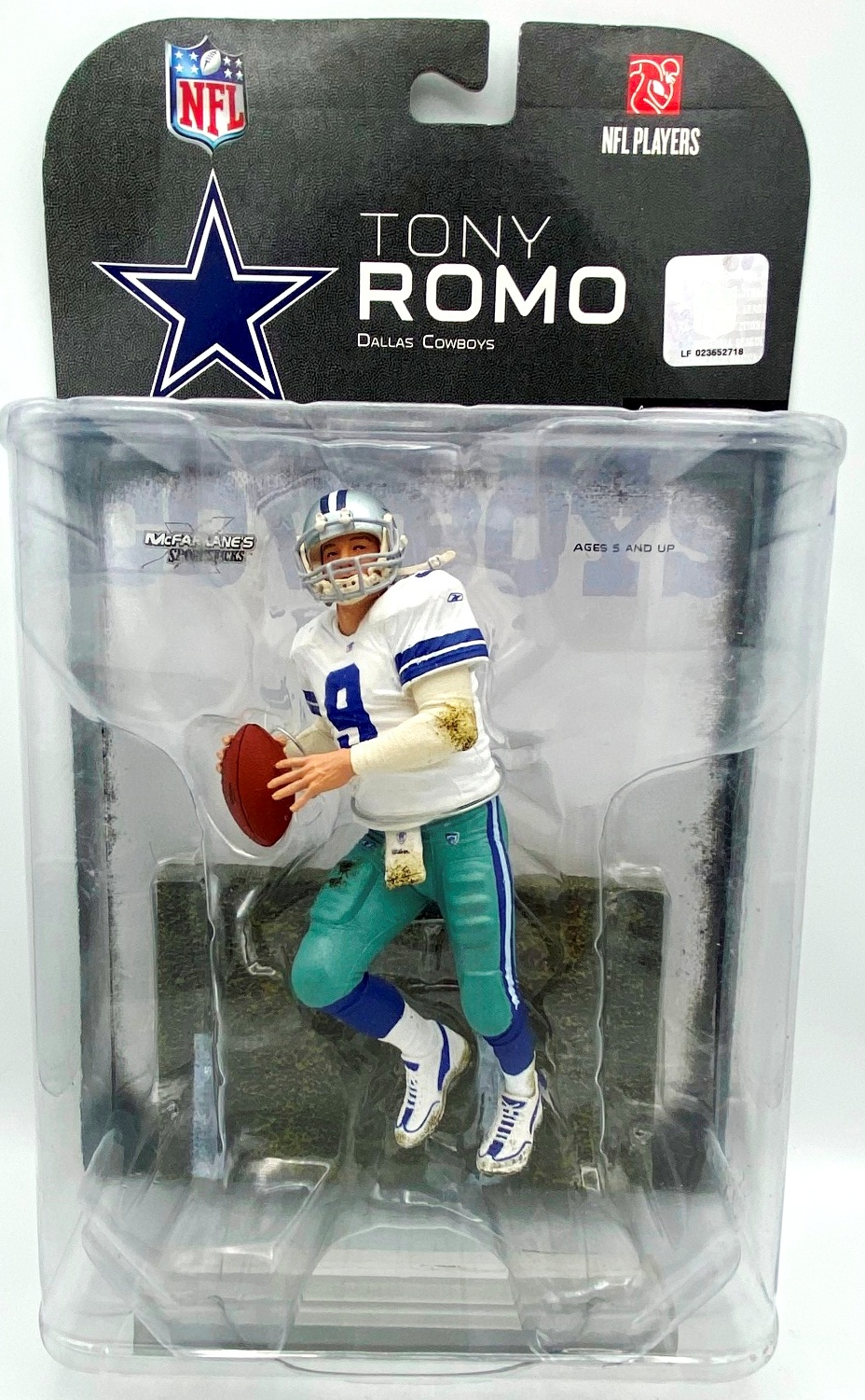 Vintage 2008 McFarlane NFL Tony Romo Series-17 Wave 1 Dirty Jersey ...