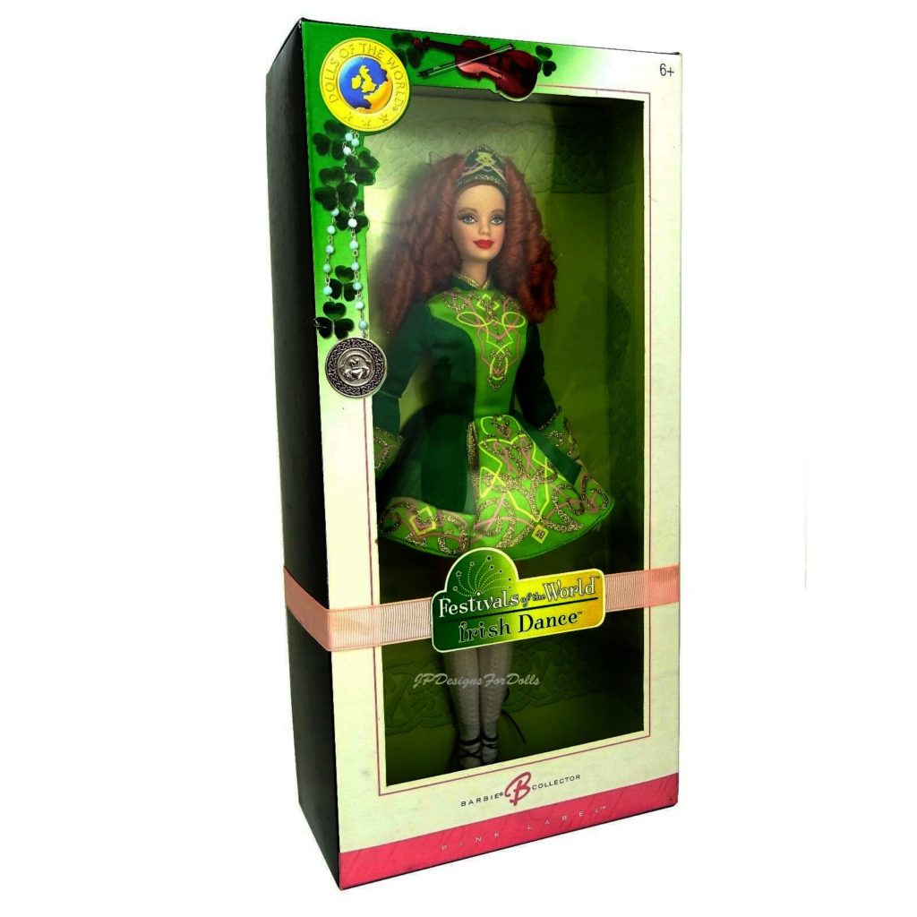 Irish Dance Barbie Doll (Collector Edition-Ireland-"Festivals of the ...
