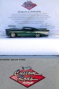 CheZoom “Custom Rod” (Hotwheels Collectibles “Exclusive Limited Edition ...