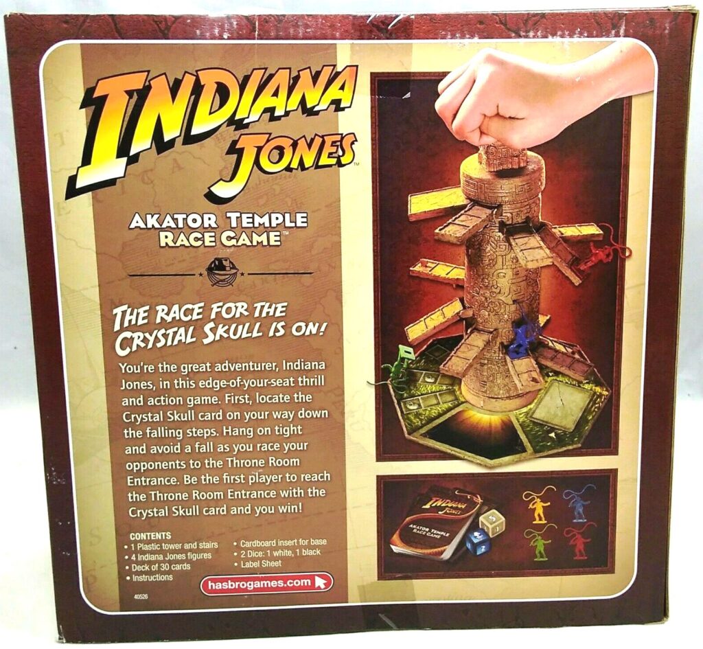 Indiana Jones Movie Series Akator Temple Race Game Crystal Skull Play ...