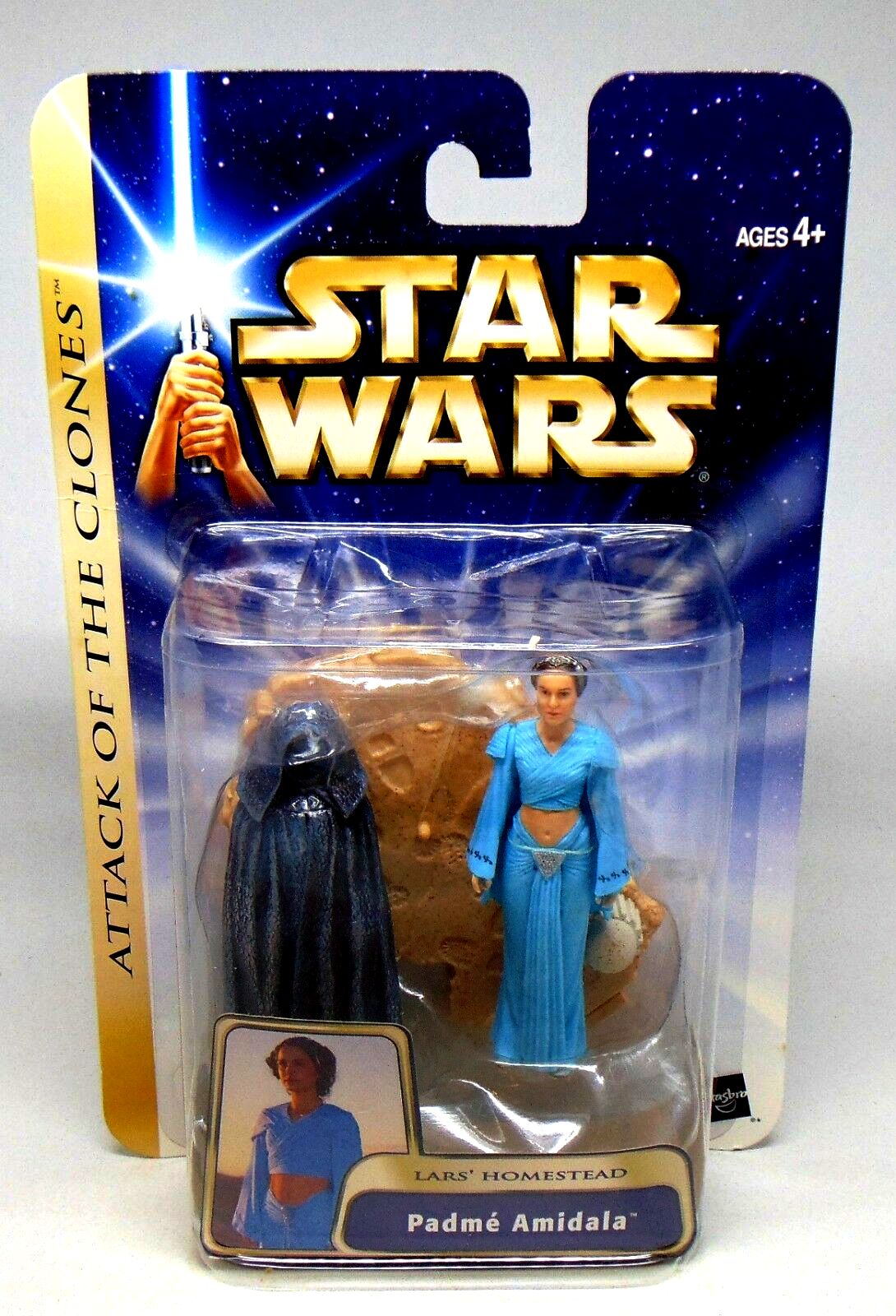 Padme Amidala Lars Homestead Figure Star Wars Attack Clones 2003 Hasbro ...