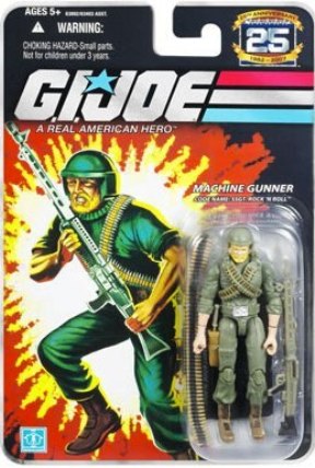 2008 G.I. JOE SSGT Rock N Roll Machine Gunner "25th Anniversary”