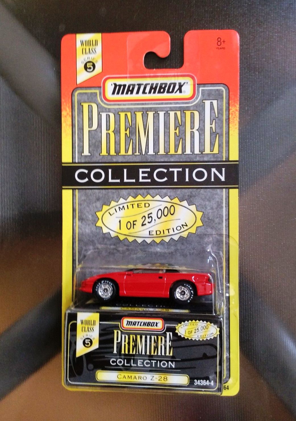 Camaro Z-28 “Red & Black- 1 of 25,000”! (Matchbox “Premiere World Class ...