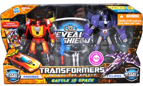 Battle In Space Rodimus Vs. Cyclonus “Reveal The Shield Autobot Vs ...