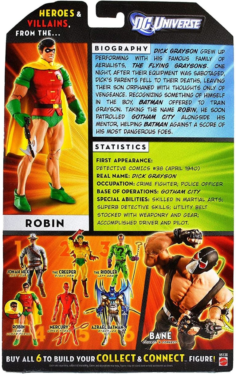Robin “w/Modern Head” (DC Universe Classics Series Wave-16 Figure-4 ...