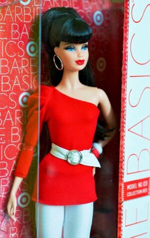 2011 Barbie Basics-Brunette-Target Exclusive S-2 Collection-Red