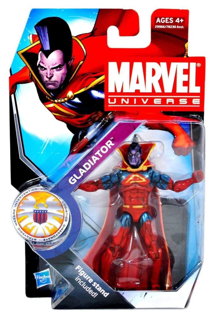 2010 Marvel Universe Gladiator w/Figure Stand Included