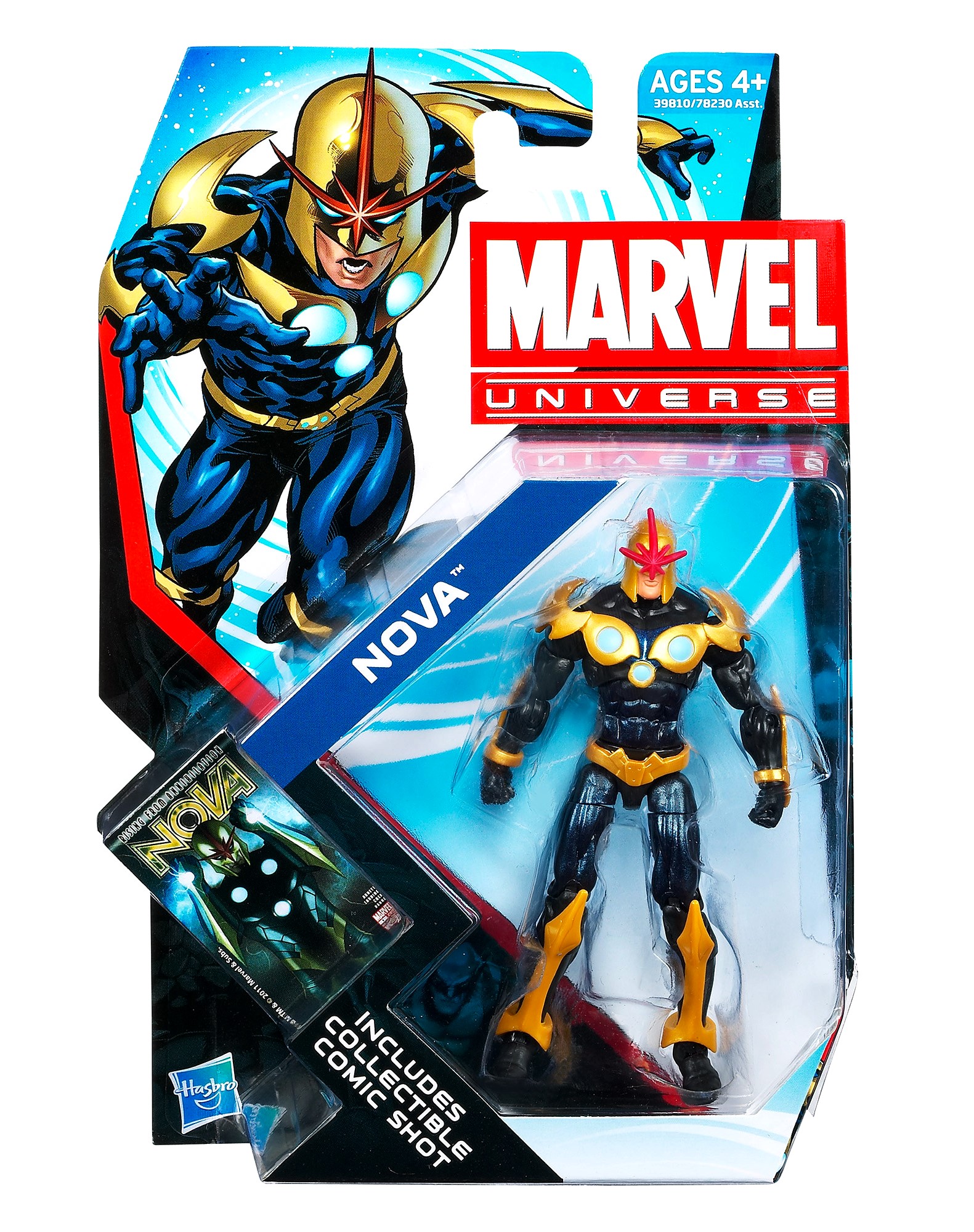 Vintage Marvel Universe “Nova Intergalactic Hero w/Collectible Comic ...