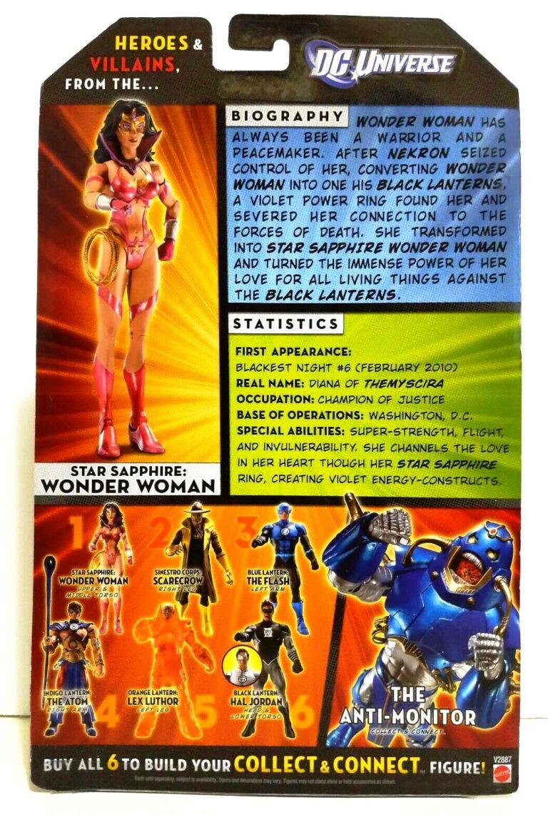 Wonder Woman “Star Sapphire Action Figure!” (DC Universe Classics ...