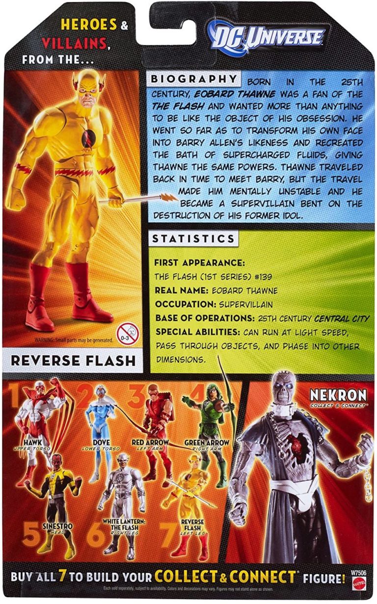 Reverse Flash “Build-A-Figure Nekron!” (DC Universe Classics Series ...