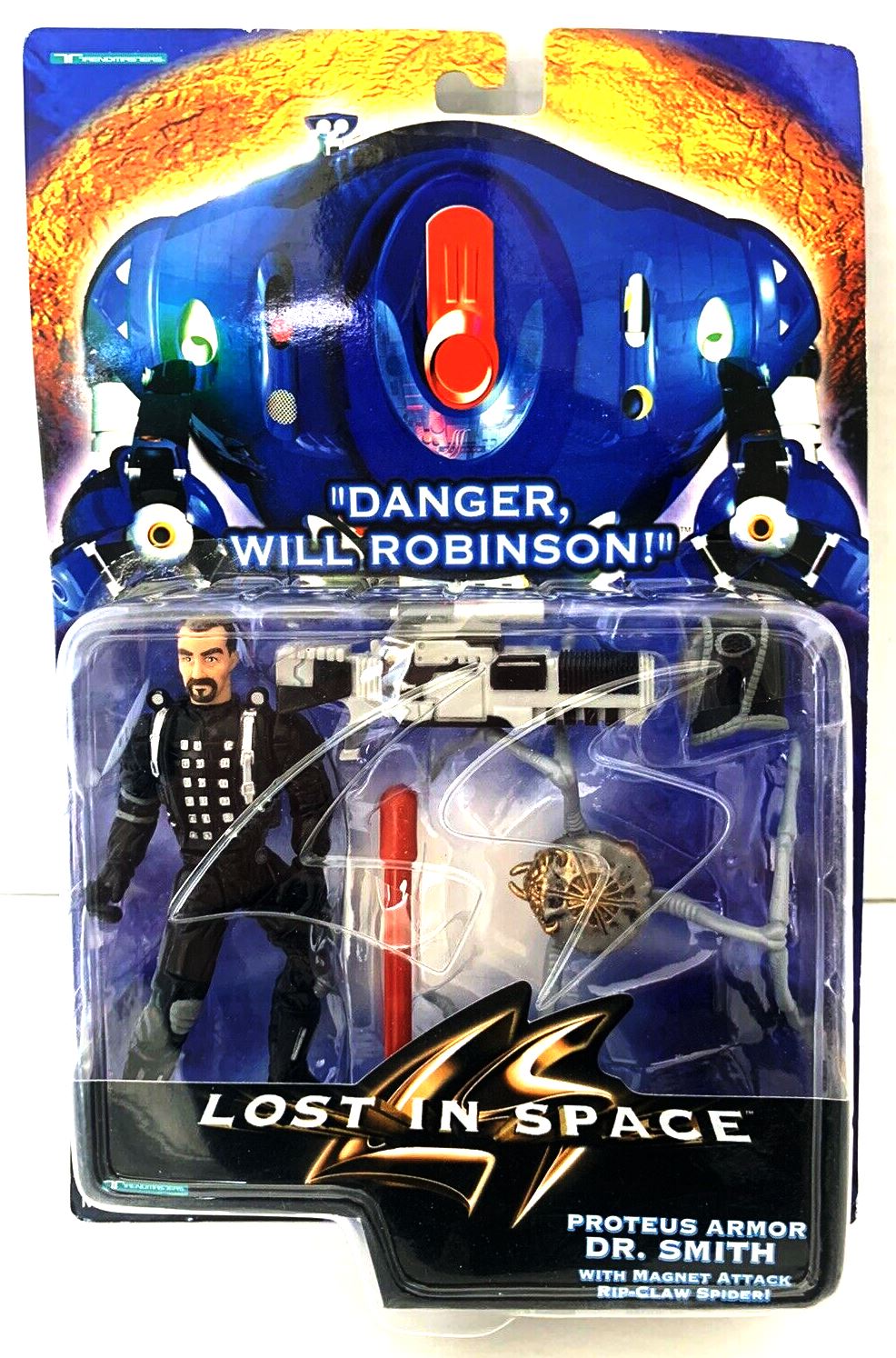 Lost In Space Proteus Armor Dr Smith “w/Magnet Attack Rip-Claw Spider ...