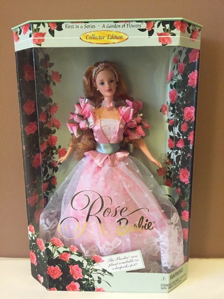 Rose Barbie Doll (A Garden Of Flowers "First In A Series" Collector ...