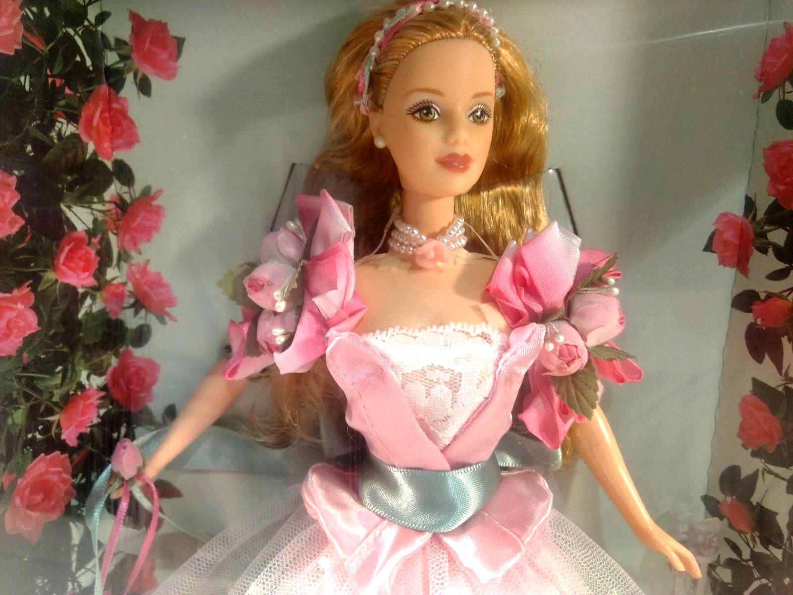 Rose Barbie Doll (A Garden Of Flowers "First In A Series" Collector ...