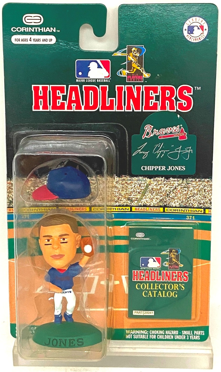 Vintage 1996 Corinthian Headliners Chipper Jones (“Atlanta Braves ...