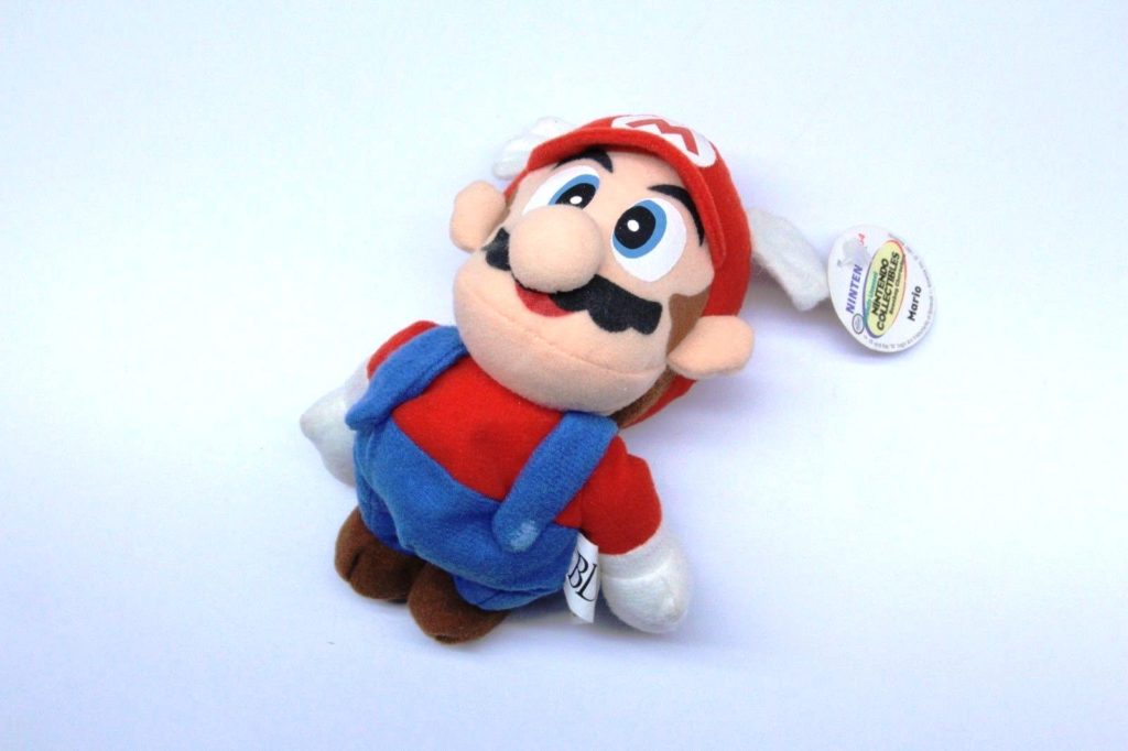 Mario (Nintendo 64-Red & Blue Bean Bag Characters Collectibles) “Rare ...