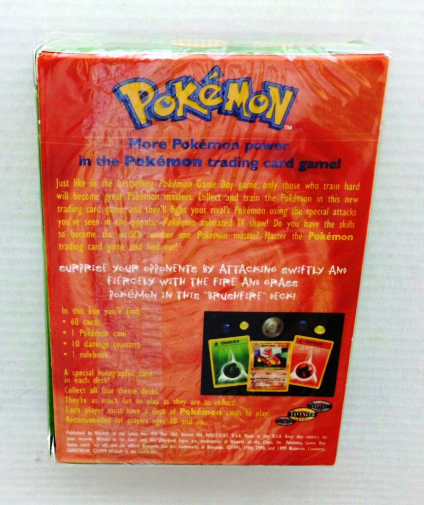 Pokemon (Trading Card Game) “BrushFire-Advance Theme Deck” (Wizards Of ...