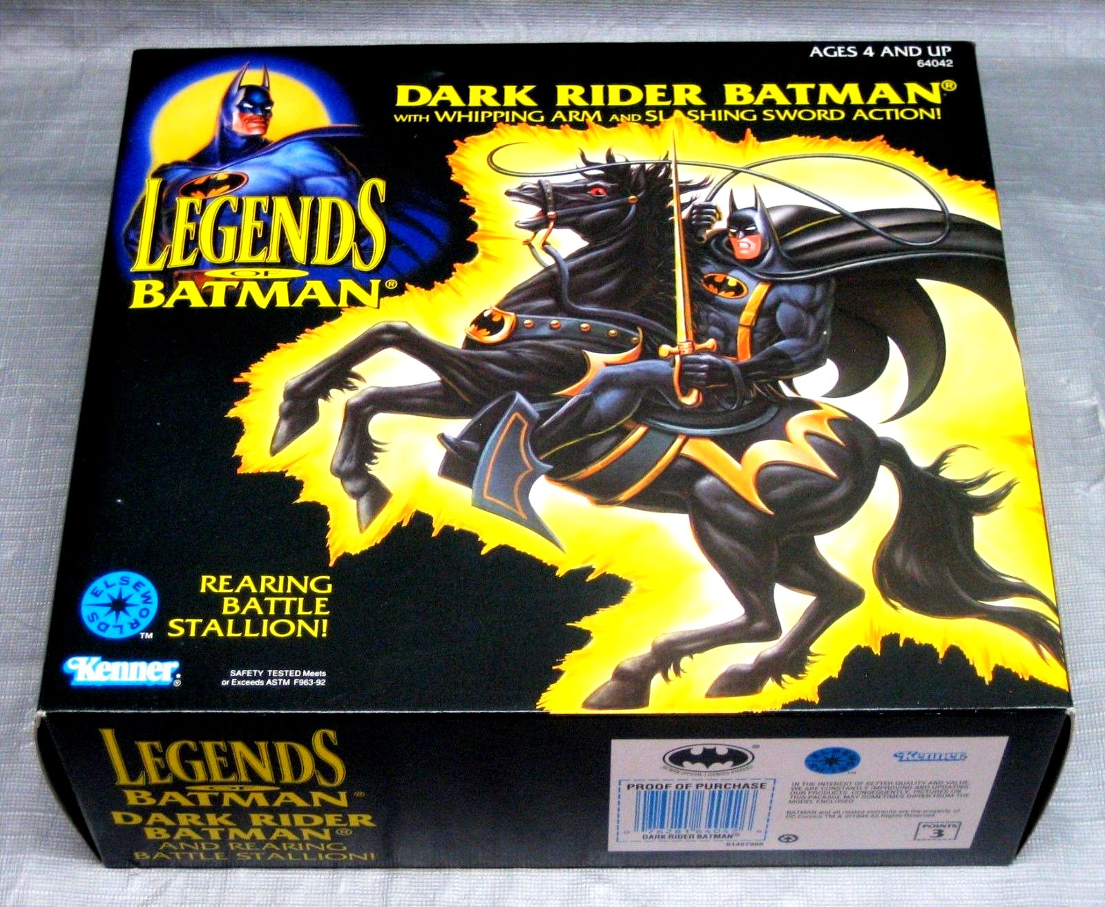 Dark Rider Batman "with Rearing Battle Stallion!" ("Legends Of Batman ...