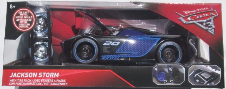 Jackson Storm “4 Tires w/Rack-Purple!-Jada 1/24 Scale Diecast”! (Disney ...