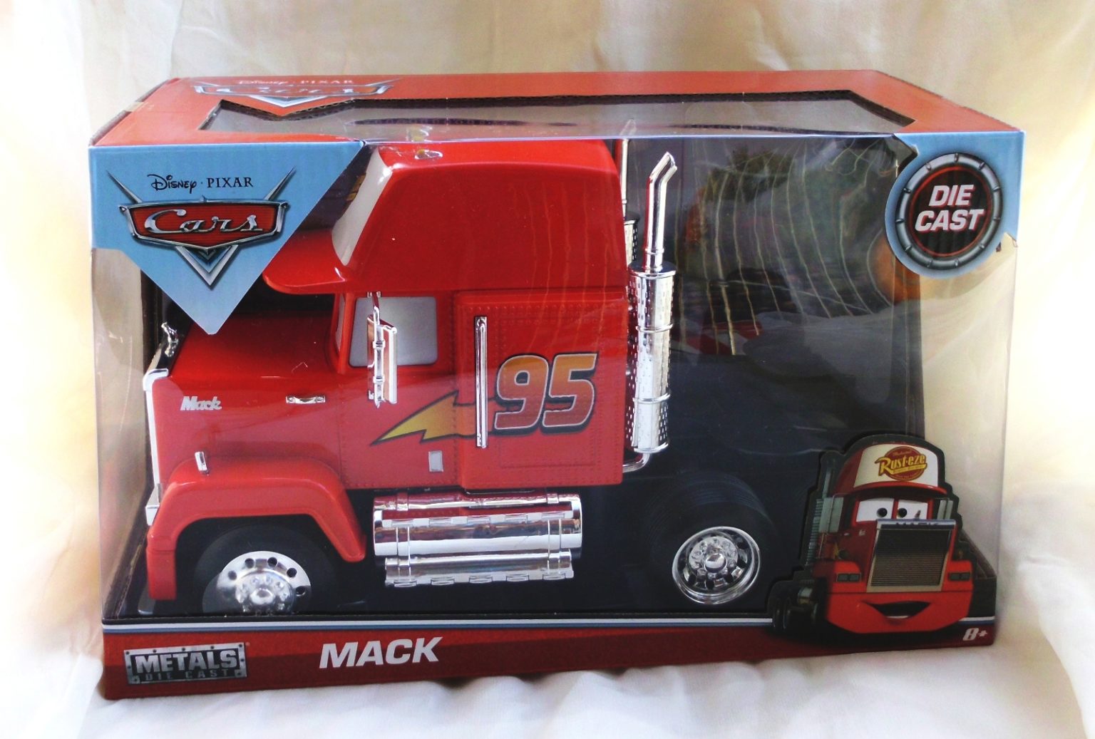 Mack Metals “Trailer-Red! Jada 1/24 Scale Diecast” (Disney Pixar Cars 3 ...