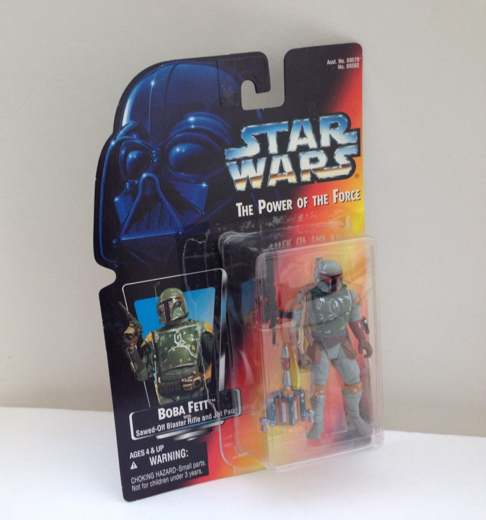 Boba Fett (“Re-Taped Age Factor Blister Card!”) “w/Blaster Rifle And ...