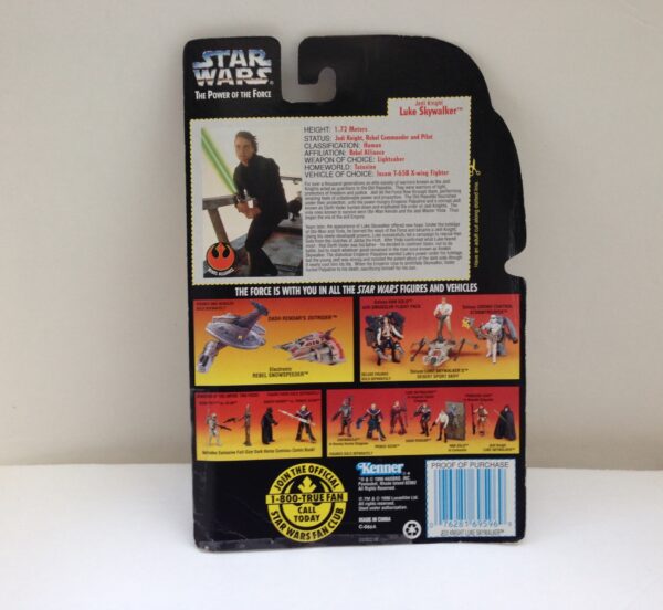 Jedi Knight Luke Skywalker (“Re-Taped Age Factor Blister Card!”) Star ...