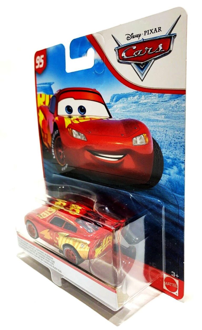 Rust-Eze Racing Center "Lightning McQueen #95 Matallic Red & Gold ...